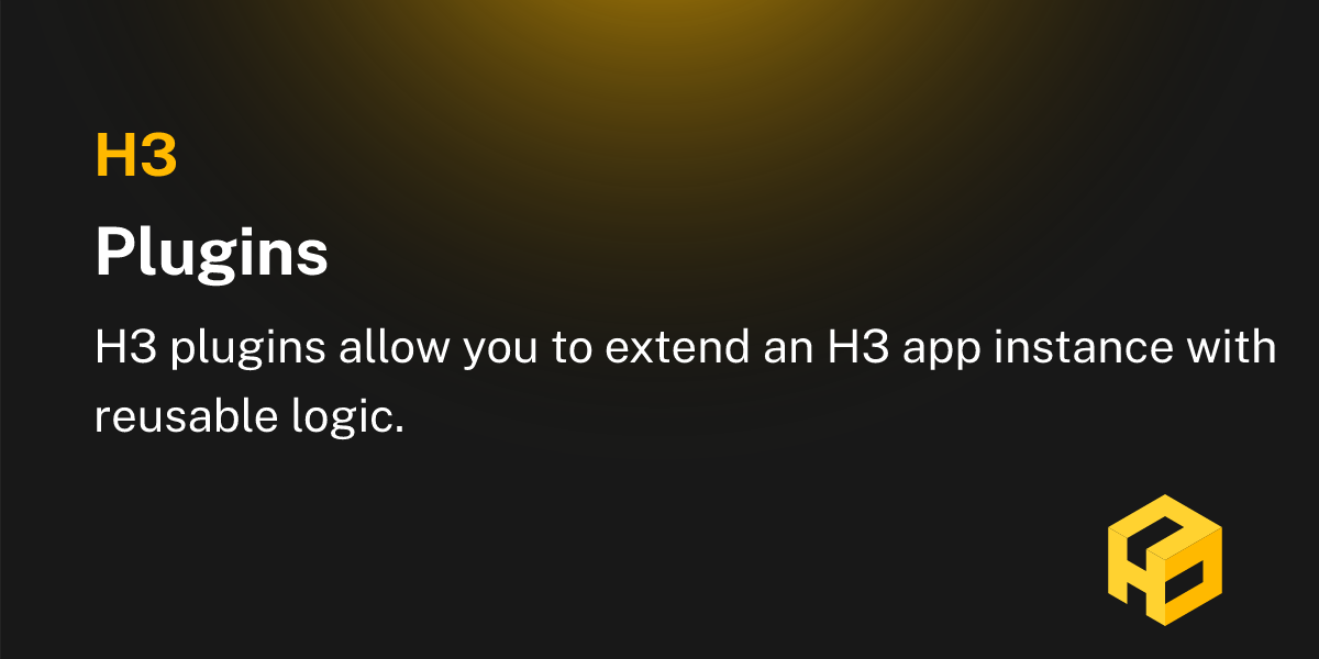 Plugins - H3