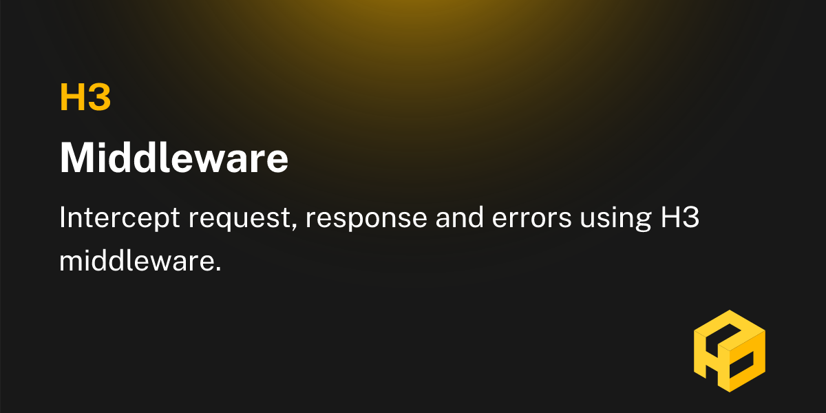 Middleware - H3