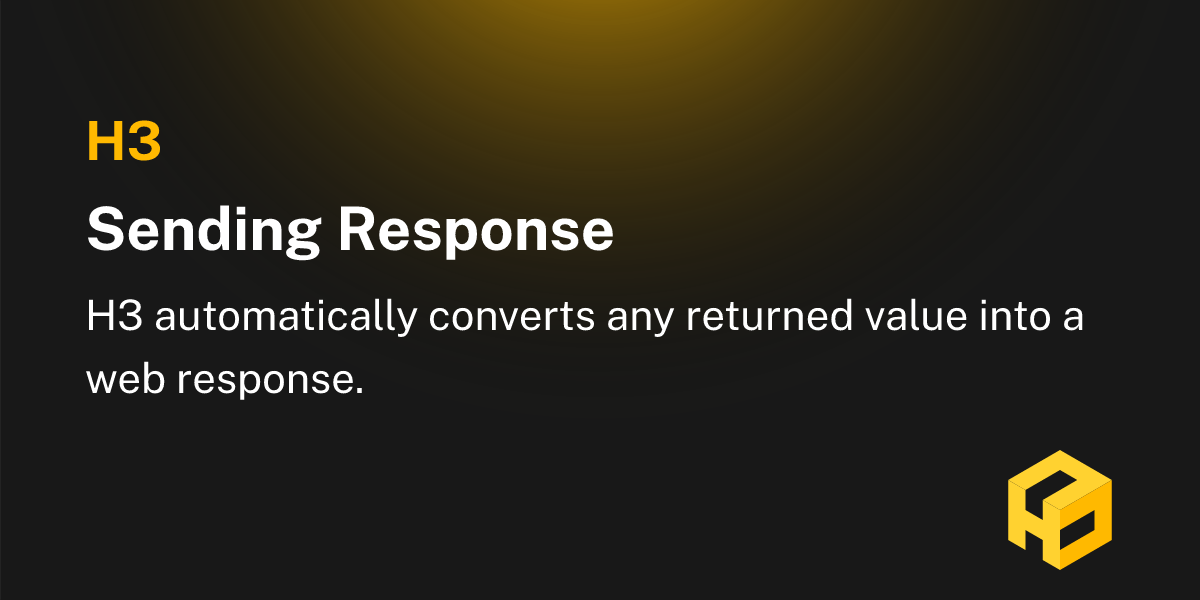Sending Response - H3